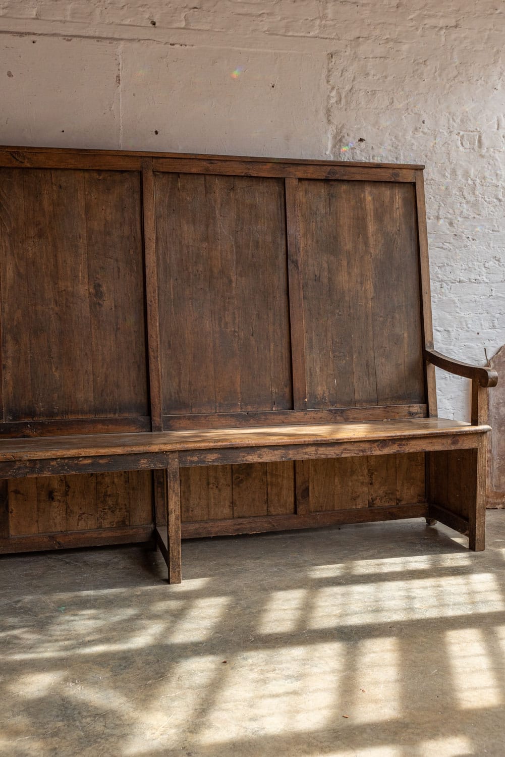 19th Century Tavern Bench #8437 - Retrouvius
