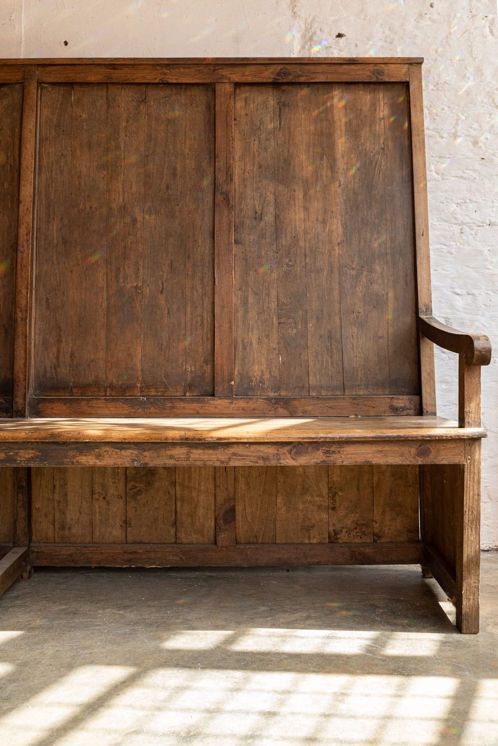 19th Century Tavern Bench #8437 - Retrouvius