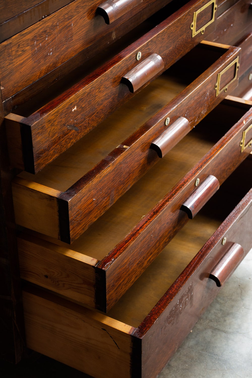 2-Column Museum Drawers #8691 - Retrouvius