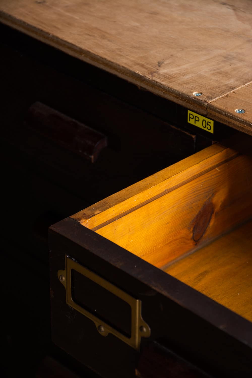 2-Column Museum Drawers #8695 - Retrouvius