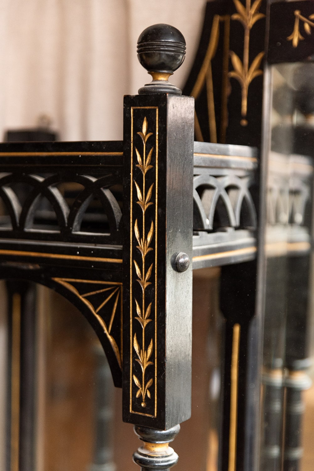 Antique Aesthetic Movement Mirror #8266 - Retrouvius