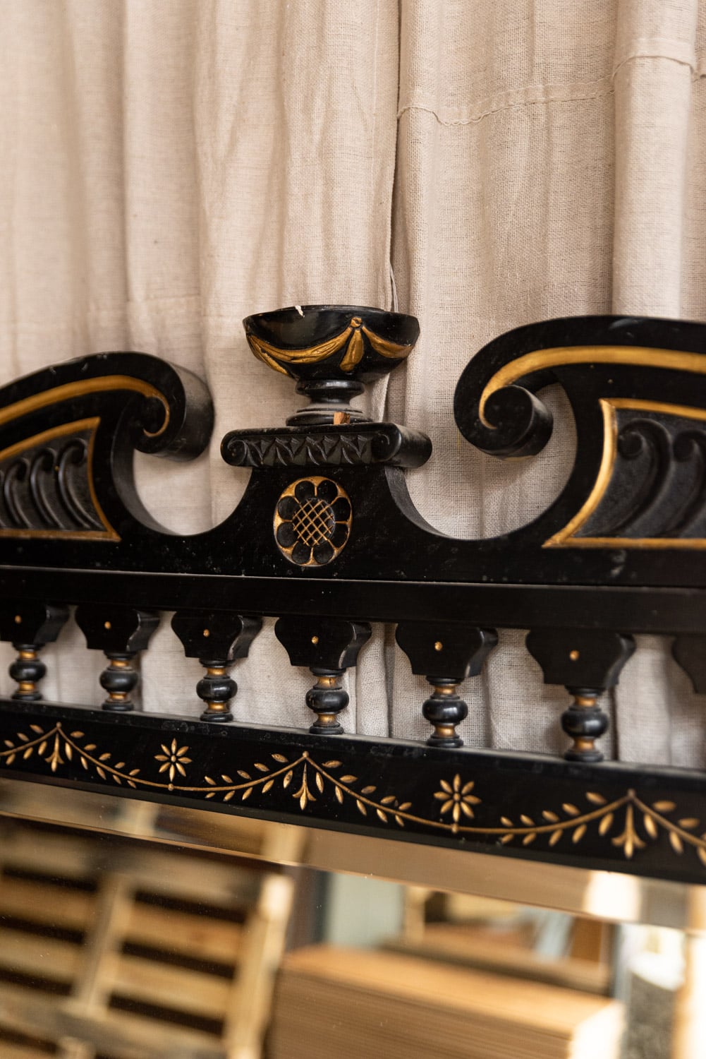 Antique Aesthetic Movement Mirror #8266 - Retrouvius