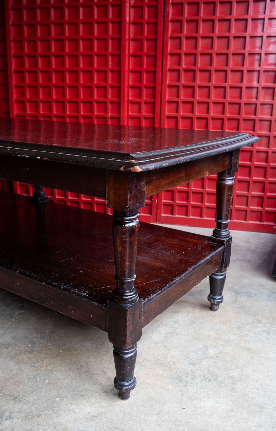 Antique Drapers Table #8882 - Retrouvius