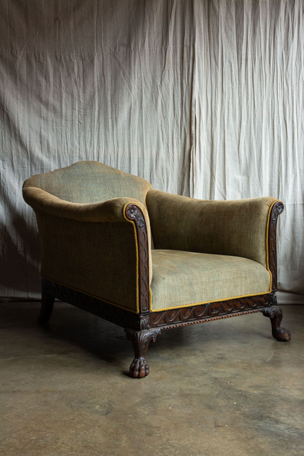 Antique Lounge Chair #9208 - Retrouvius
