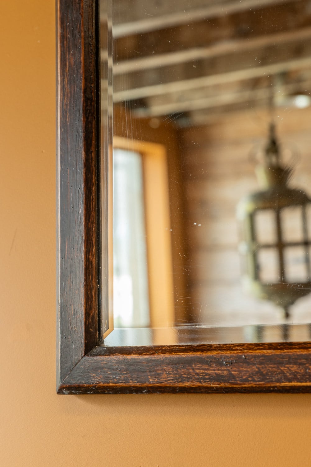 Antique Square Mirror #9240 - Retrouvius