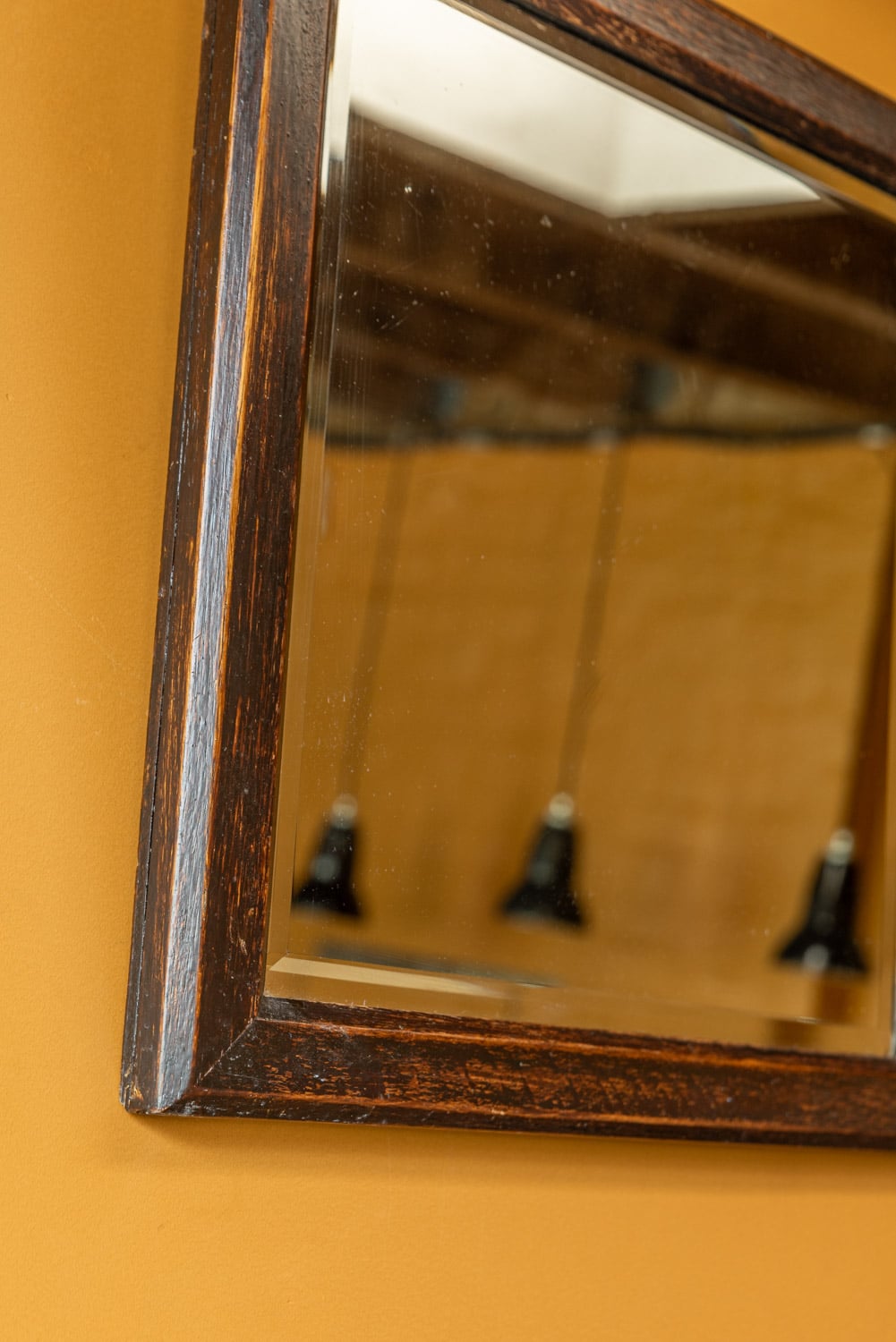 Antique Square Mirror #9240 - Retrouvius