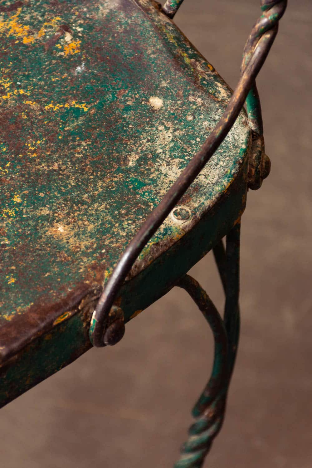 Antique Twisted Wire Chair #9696 - Retrouvius