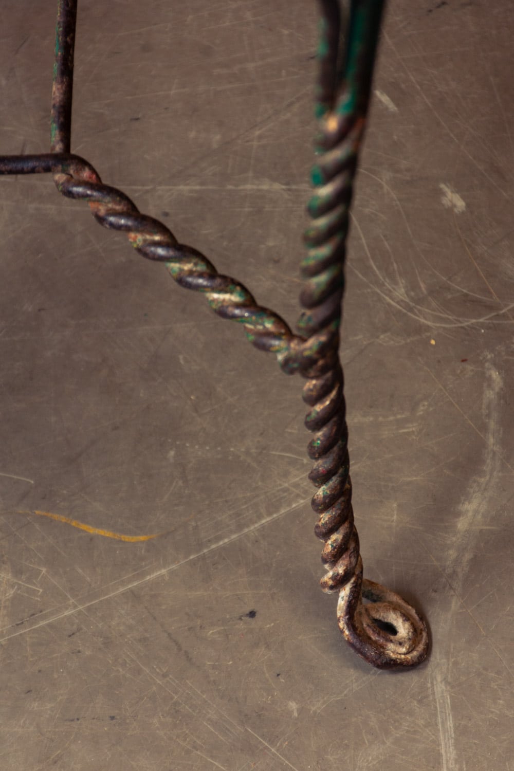 Antique Twisted Wire Chair #9696 - Retrouvius