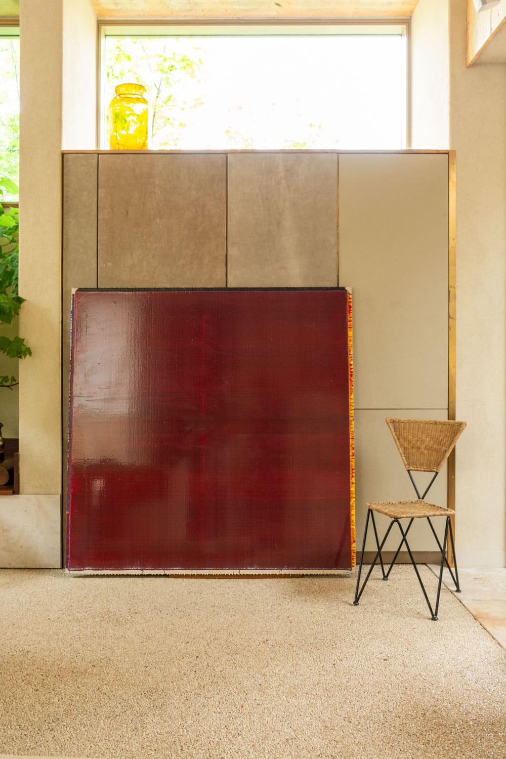 'Apparently Red/Black' Painting by Torie Begg #8978 - Retrouvius