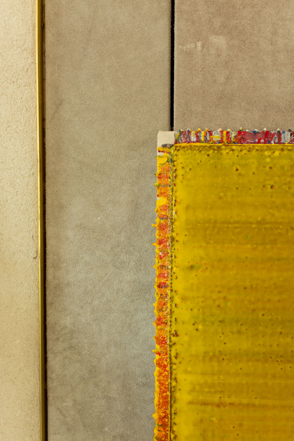 'Apparently Yellow' Painting by Torie Begg #8979 - Retrouvius