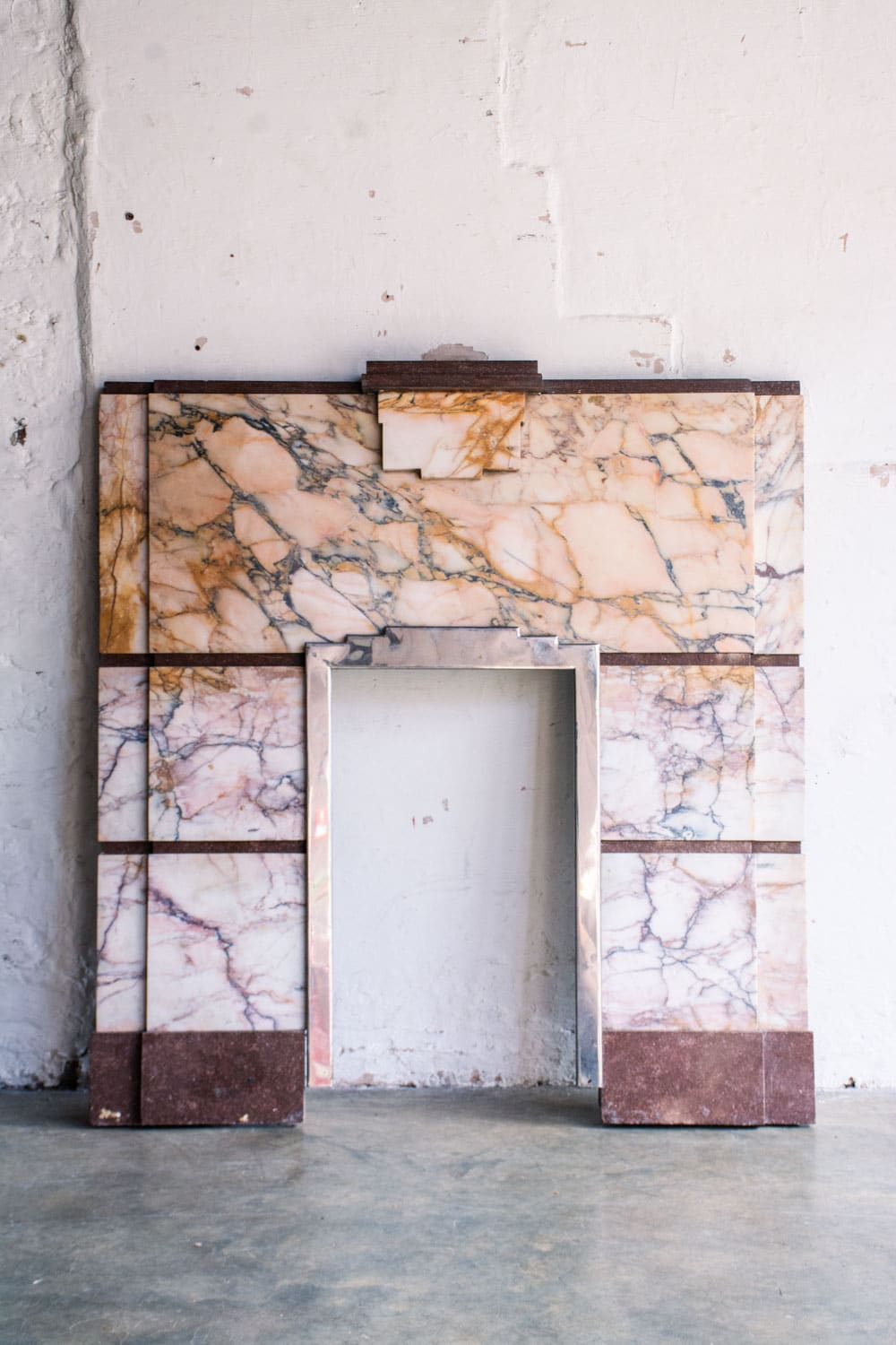 Art Deco Marble Fire Surround #9864 - Retrouvius