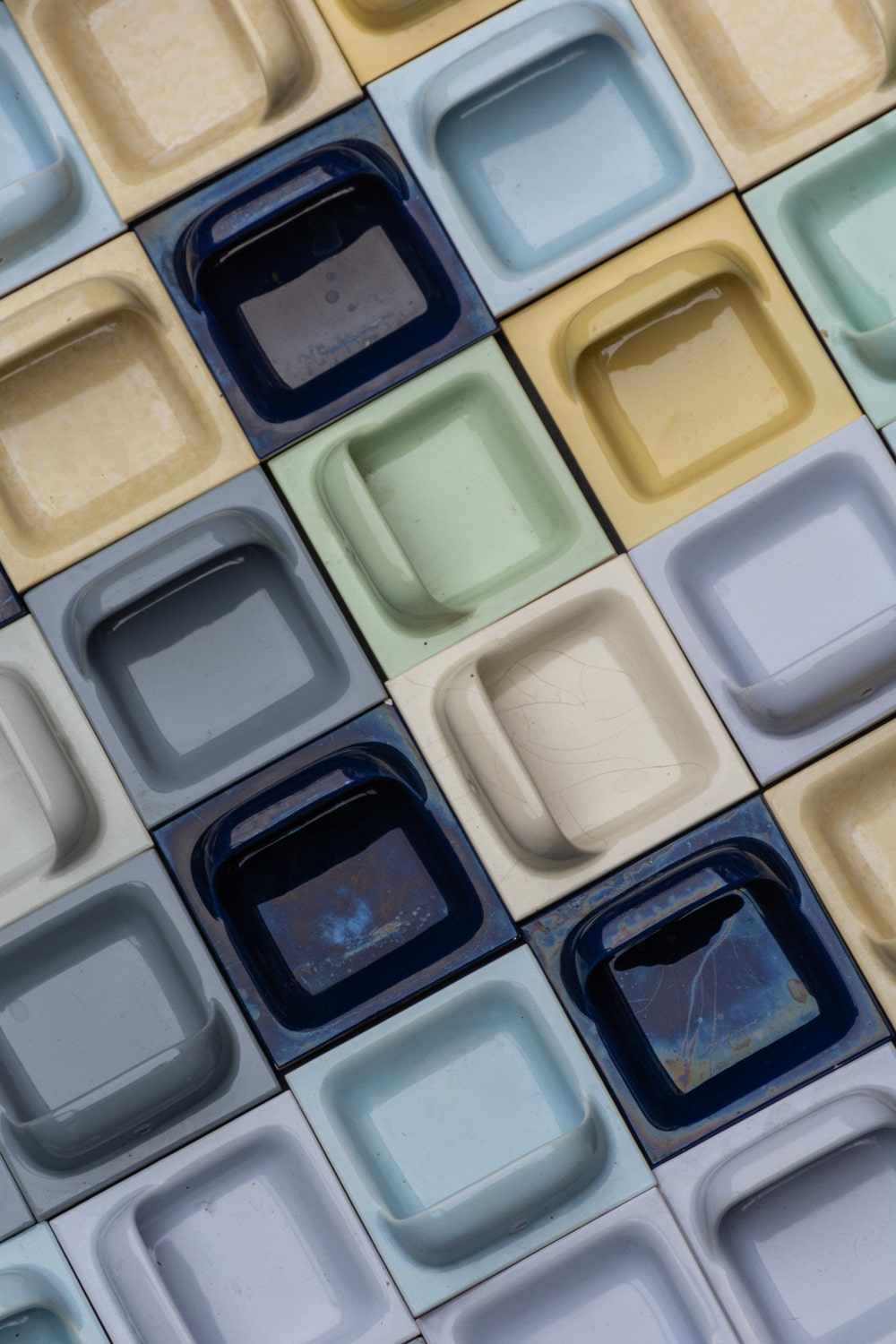 Batch Of Vintage Soap-Dish Tiles #4672 - Retrouvius