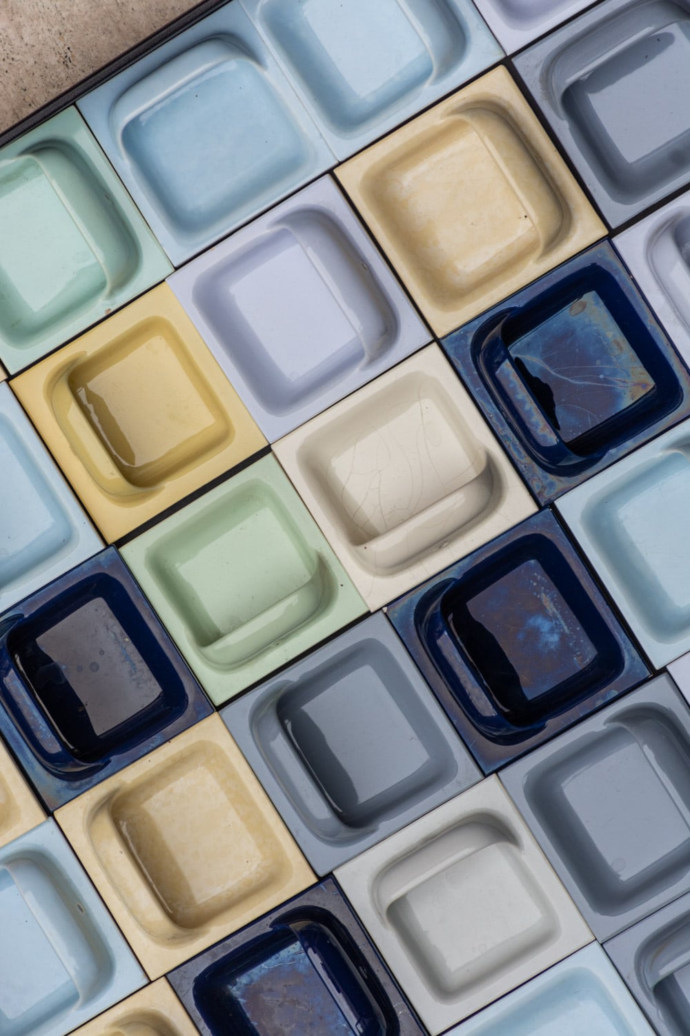 Batch Of Vintage Soap-Dish Tiles #4672 - Retrouvius
