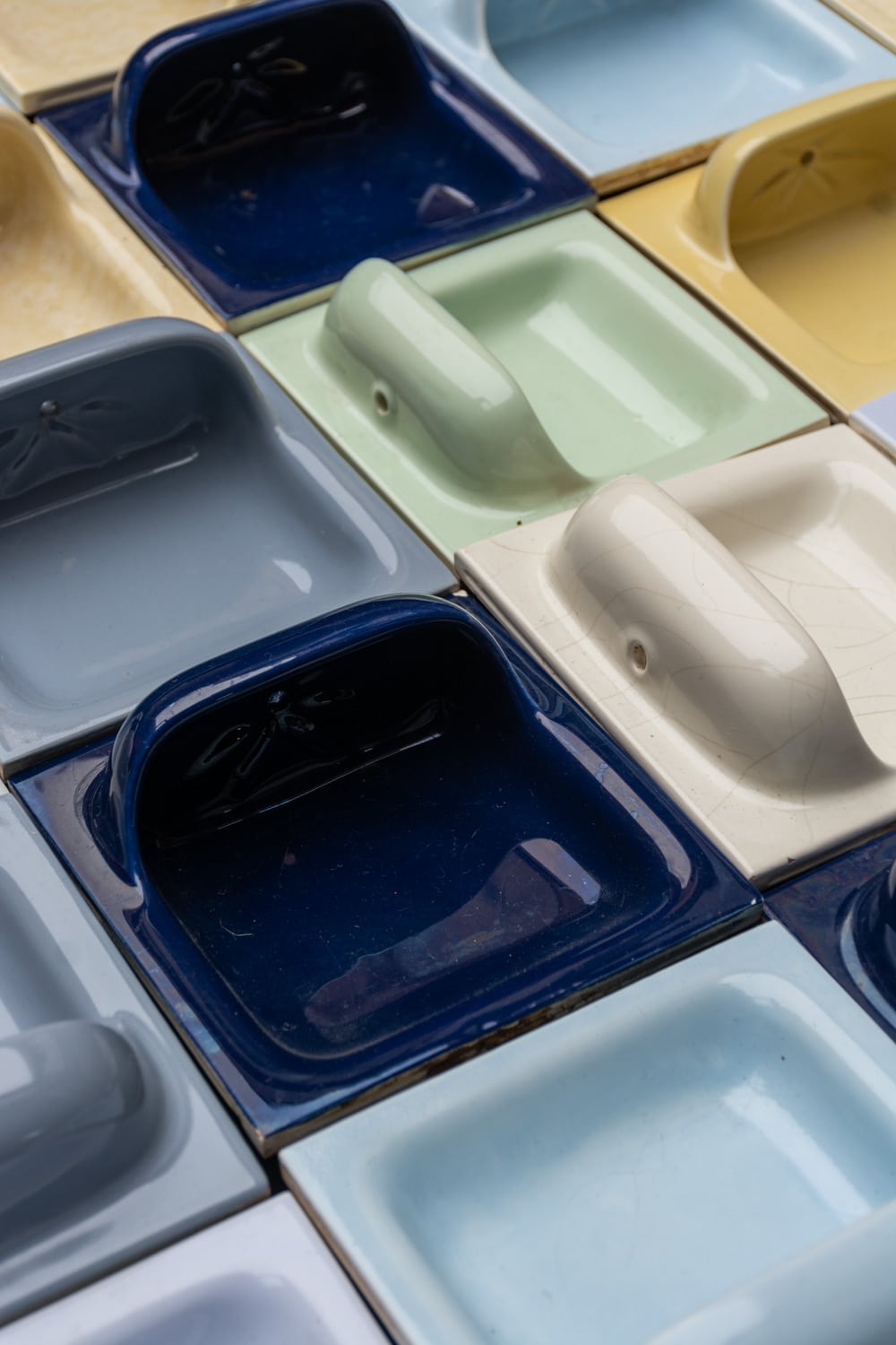 Batch Of Vintage Soap-Dish Tiles #4672 - Retrouvius