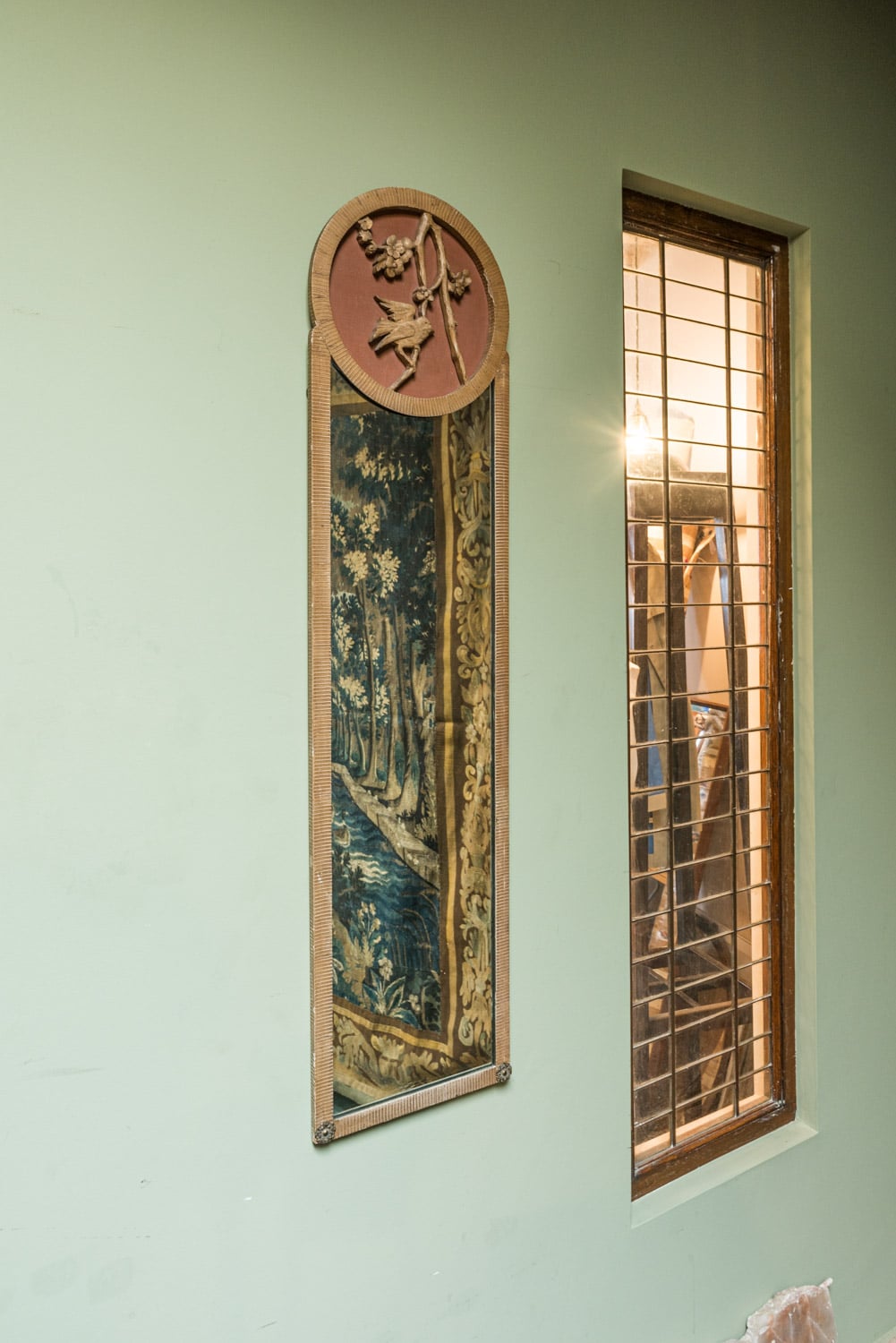 Bird Mirror by Rowley Gallery #8921 - Retrouvius