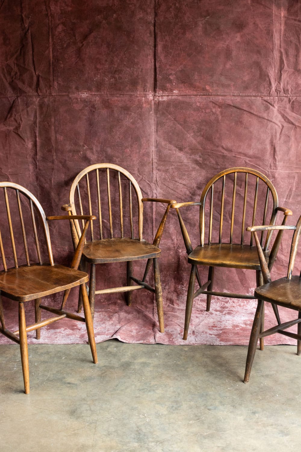 CC41 Ercol Carver Chairs #8870 - Retrouvius