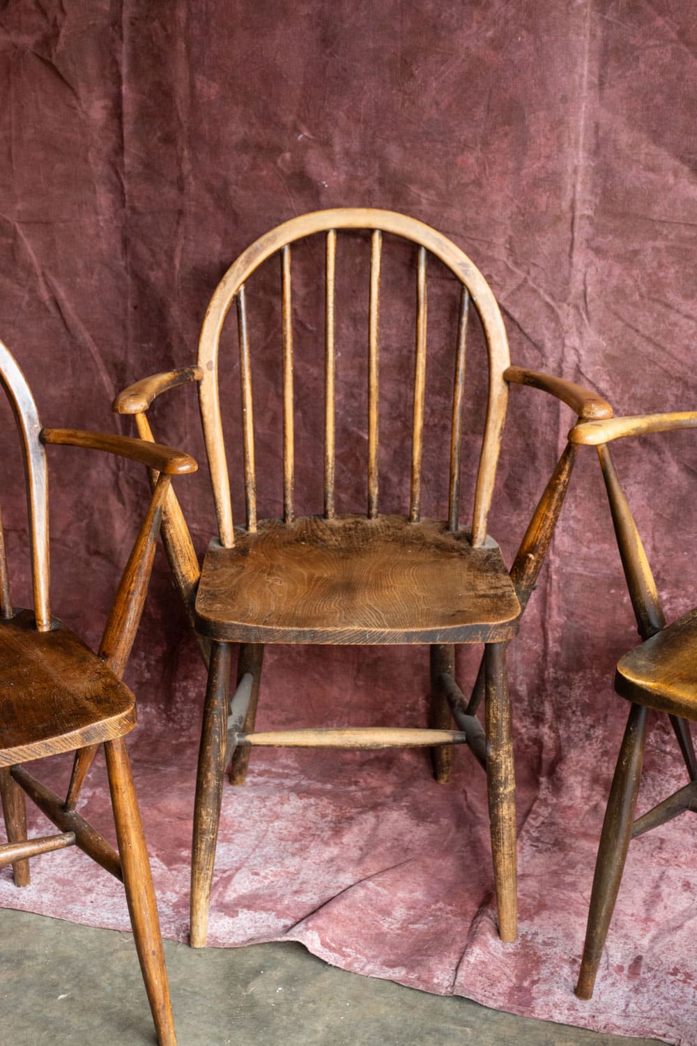 CC41 Ercol Carver Chairs #8870 - Retrouvius