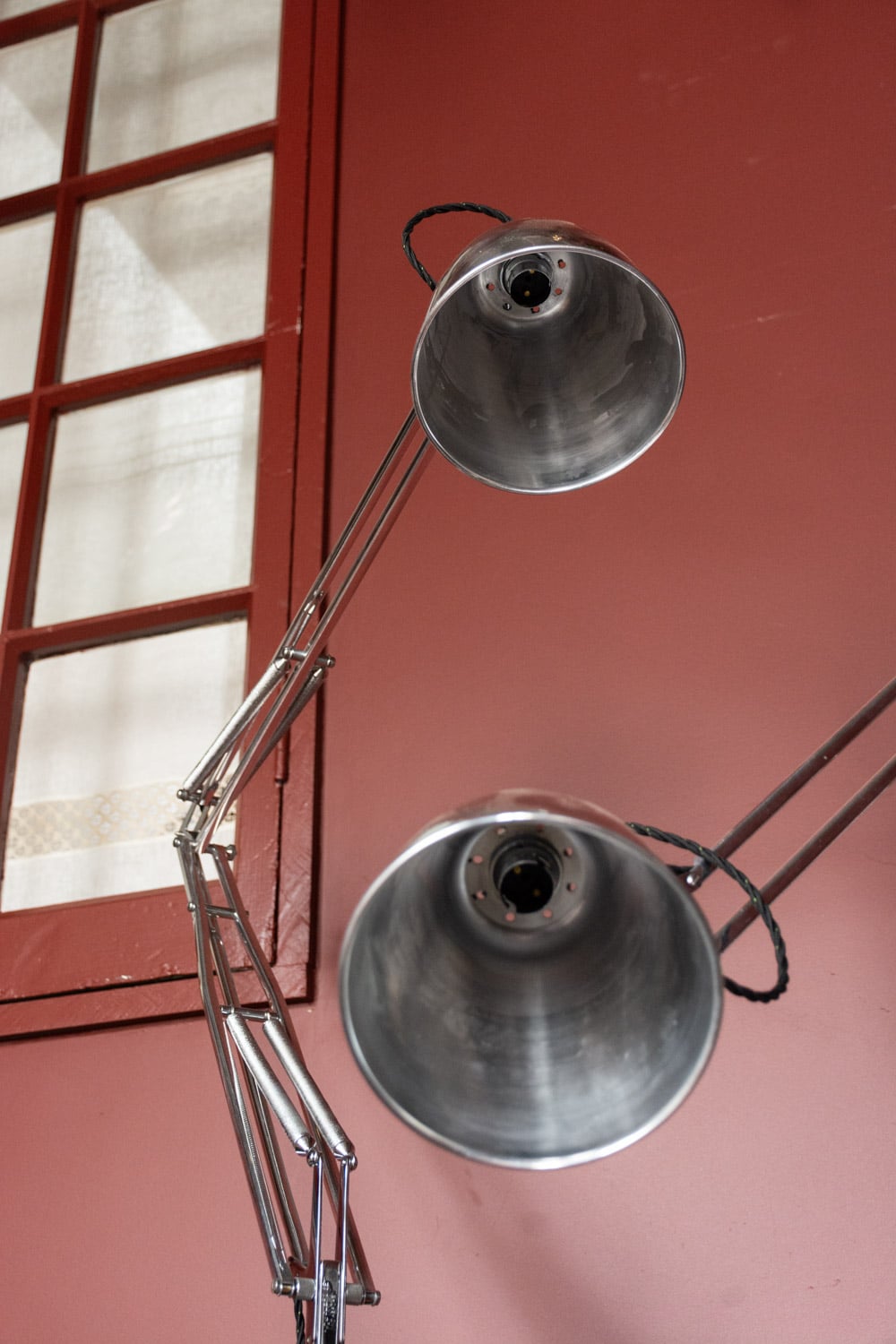 Chrome Anglepoise Trolley Lamps #8877 - Retrouvius