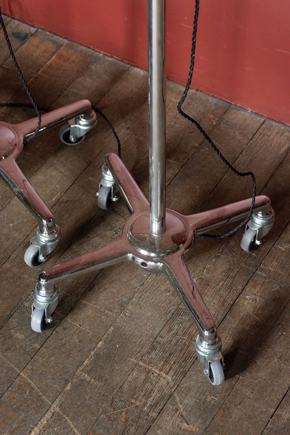 Chrome Anglepoise Trolley Lamps #8877 - Retrouvius