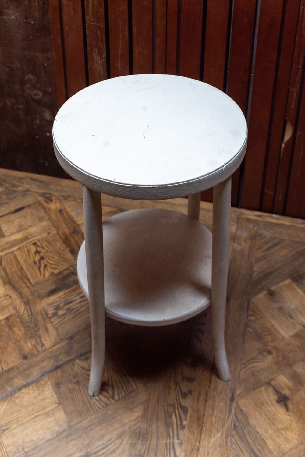 Circular Thonet Side Table #9393 - Retrouvius