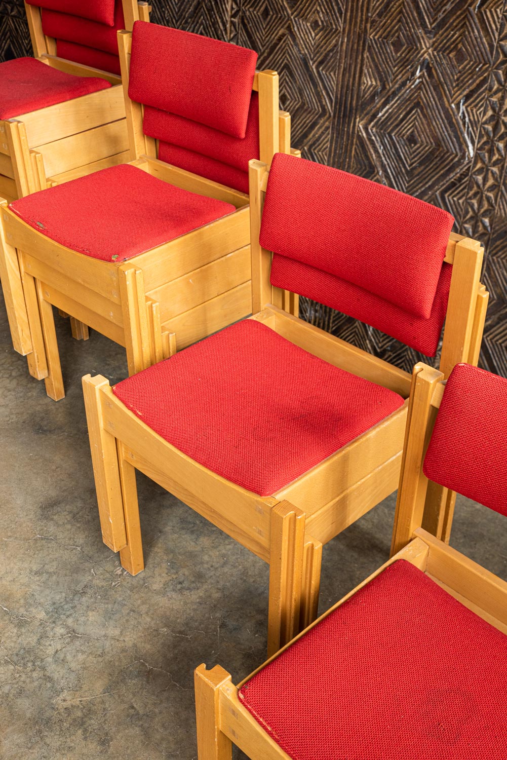 Clive Bacon Interlocking Chairs #8318 - Retrouvius