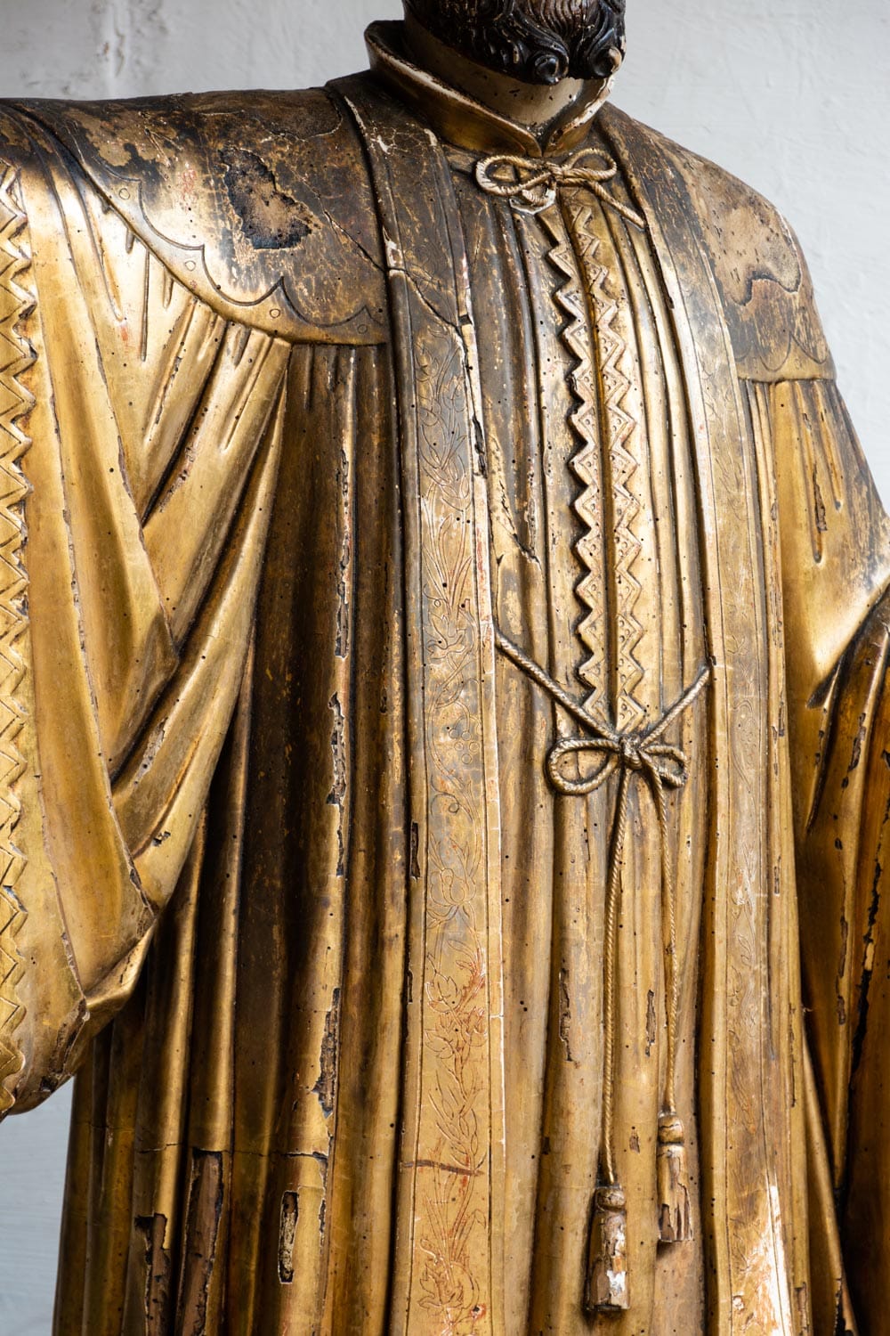 Early 18th Century Religious Statue #8283 - Retrouvius