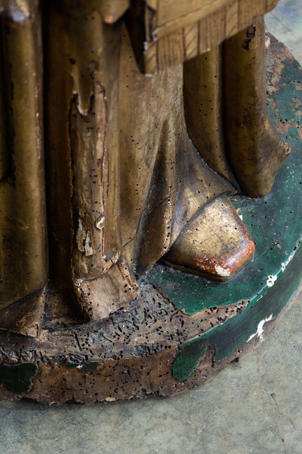 Early 18th Century Religious Statue #8283 - Retrouvius