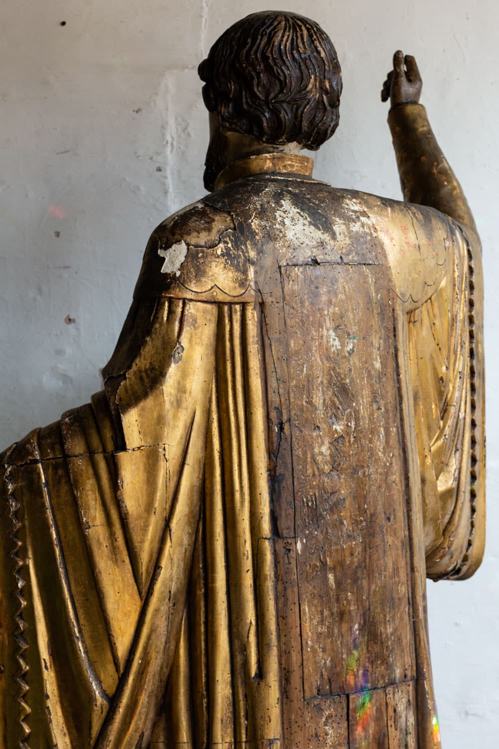 Early 18th Century Religious Statue #8283 - Retrouvius