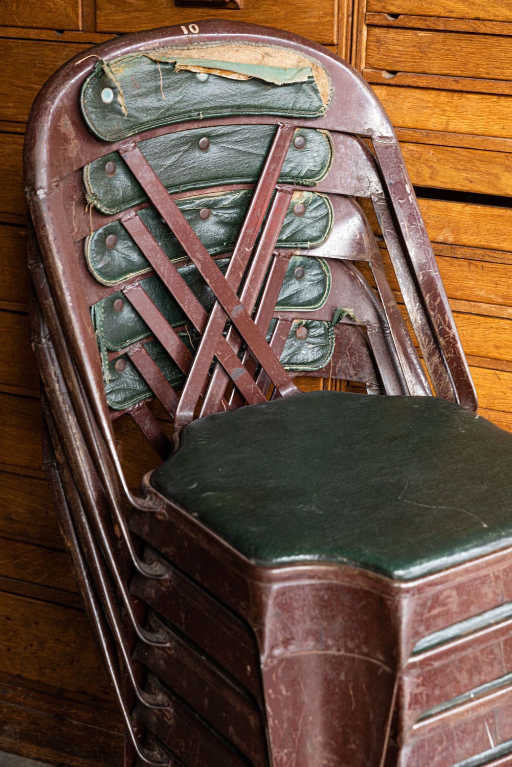 Evertaut Metal Stacking Chairs #8756 - Retrouvius