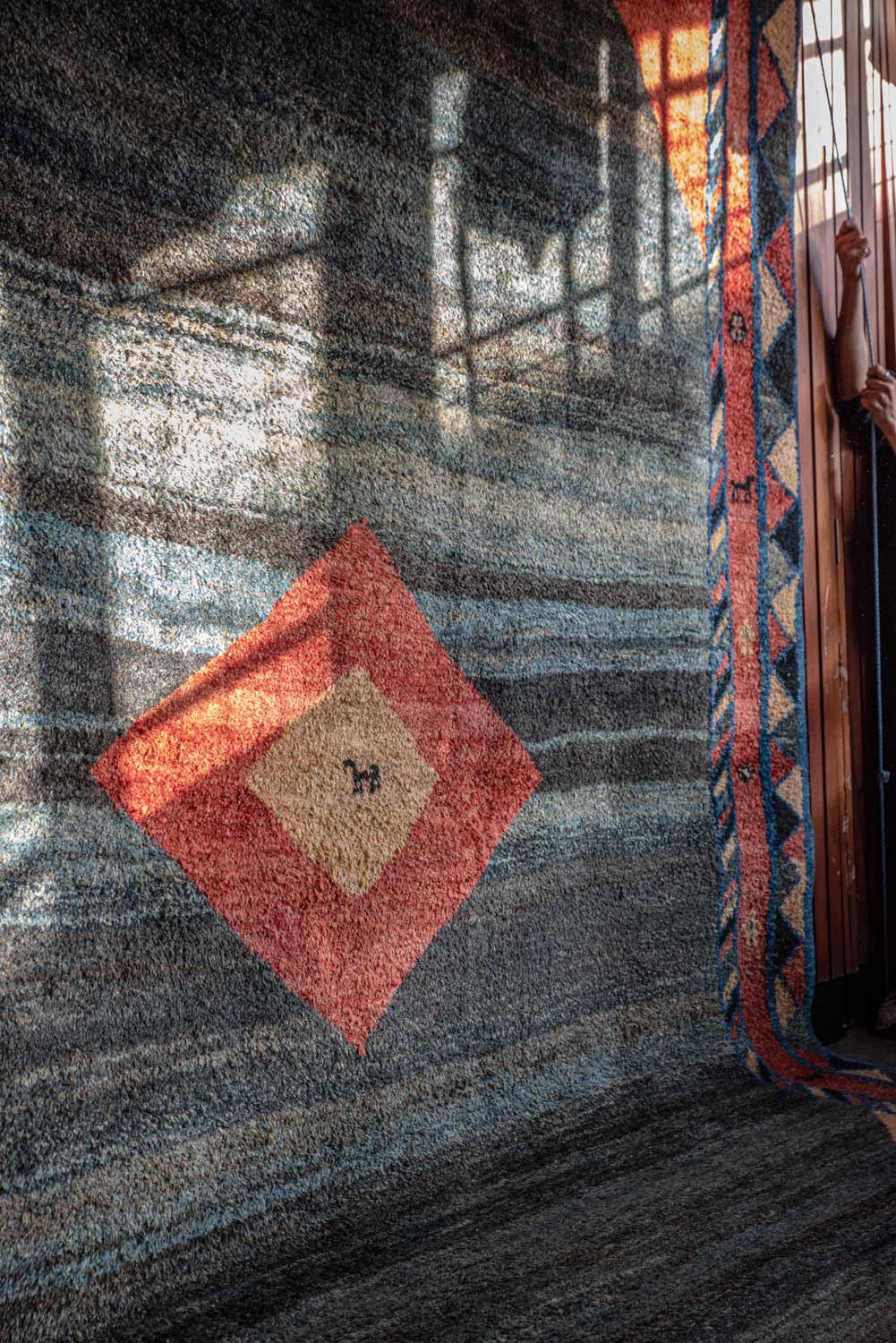 Extra Large Persian Gabbeh Rug #6432 - Retrouvius