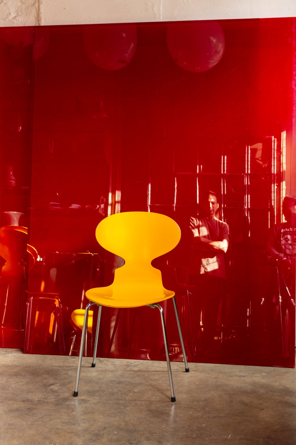 Extra Large Transluscent Perspex Panels #6472 - Retrouvius