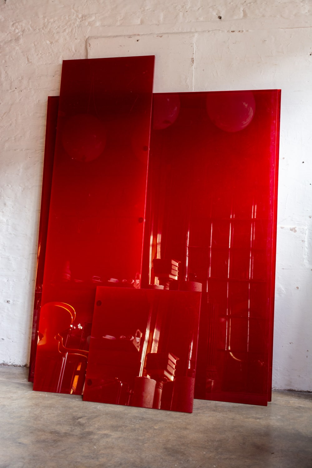 Extra Large Transluscent Perspex Panels #6472 - Retrouvius