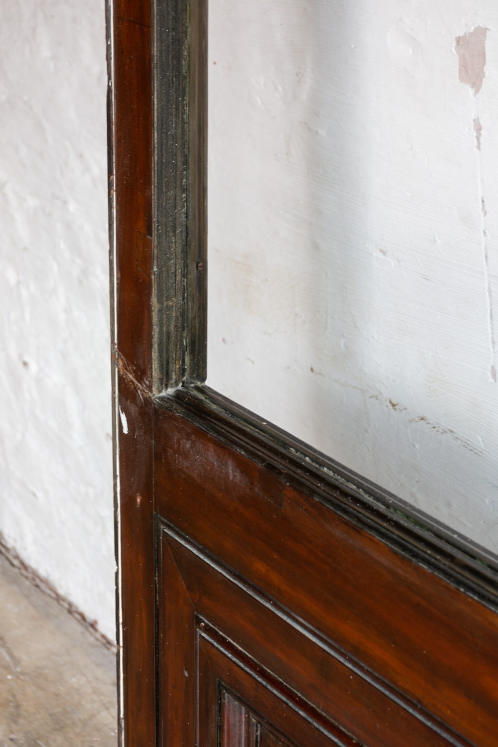 Extra Tall Glazed Hardwood Door #6161 - Retrouvius