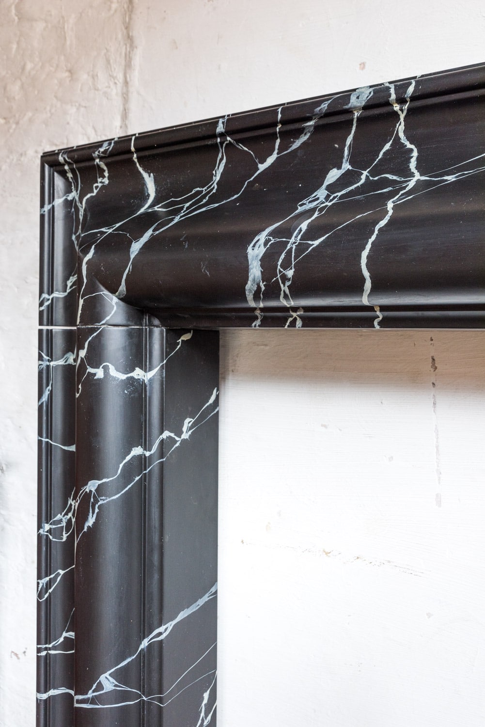 Faux-Marble Slate Fire Surround #8942 - Retrouvius