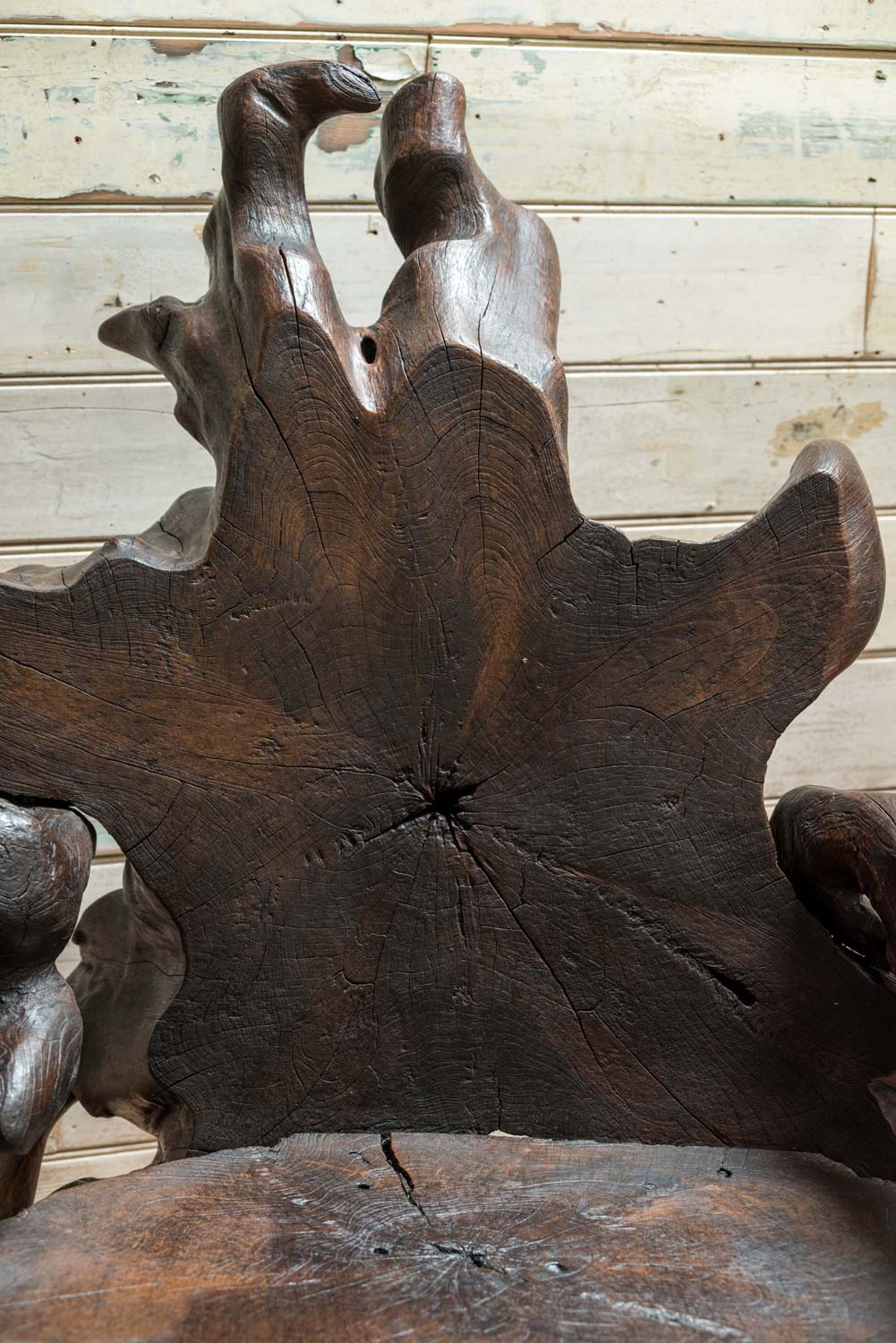 Freeform Wooden Chairs #1071 - Retrouvius