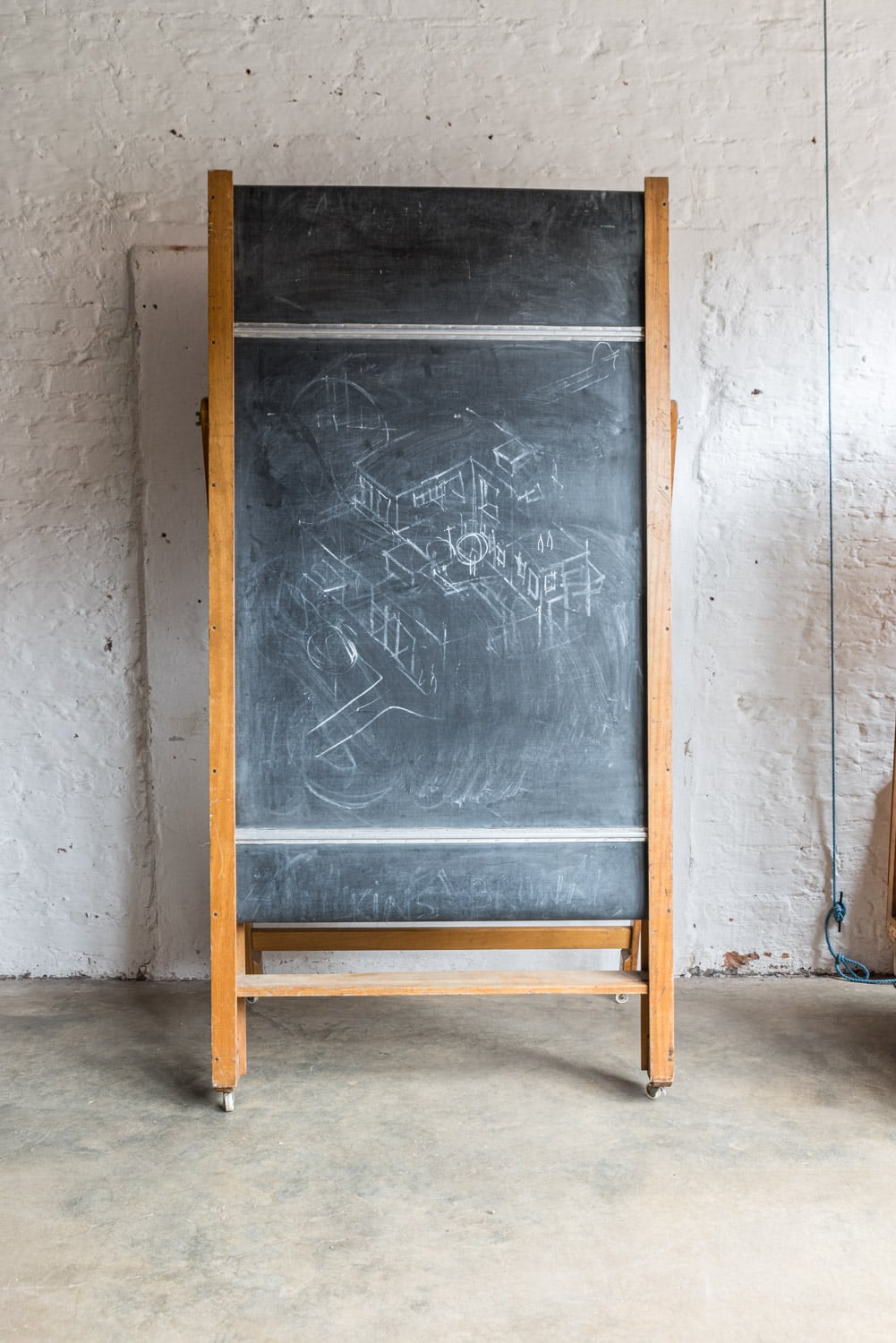 Freestanding Vintage Chalkboard #8925 - Retrouvius