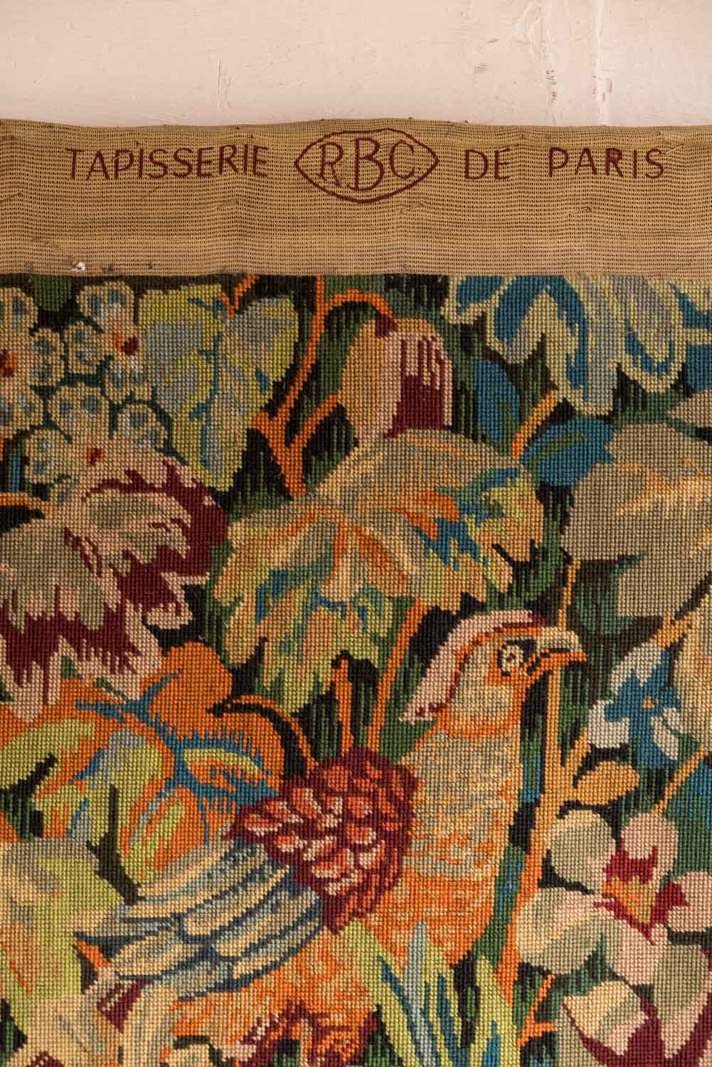 French Needlepoint Tapestry #1075 - Retrouvius