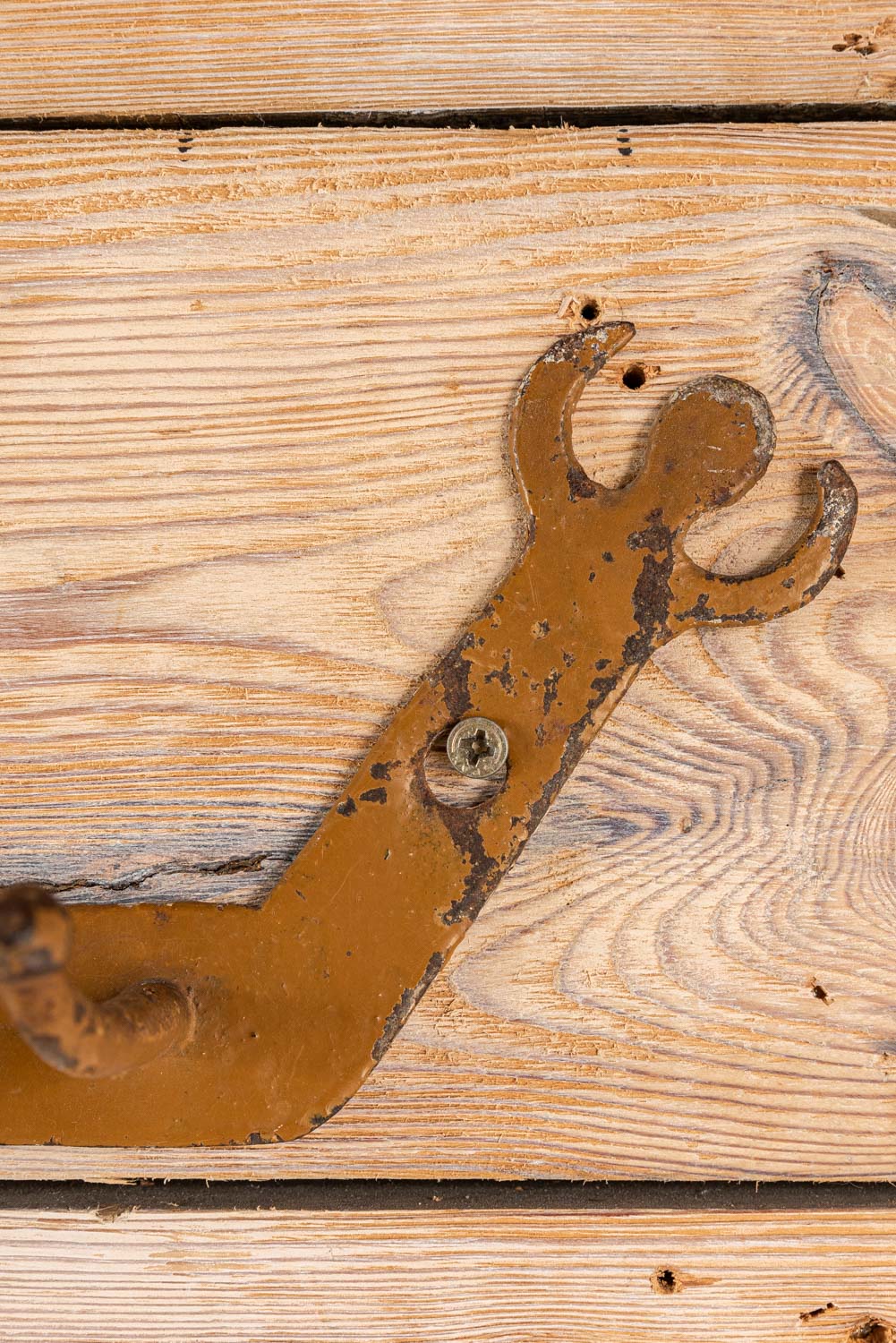 Georgian wrought iron coat hook #8142 - Retrouvius