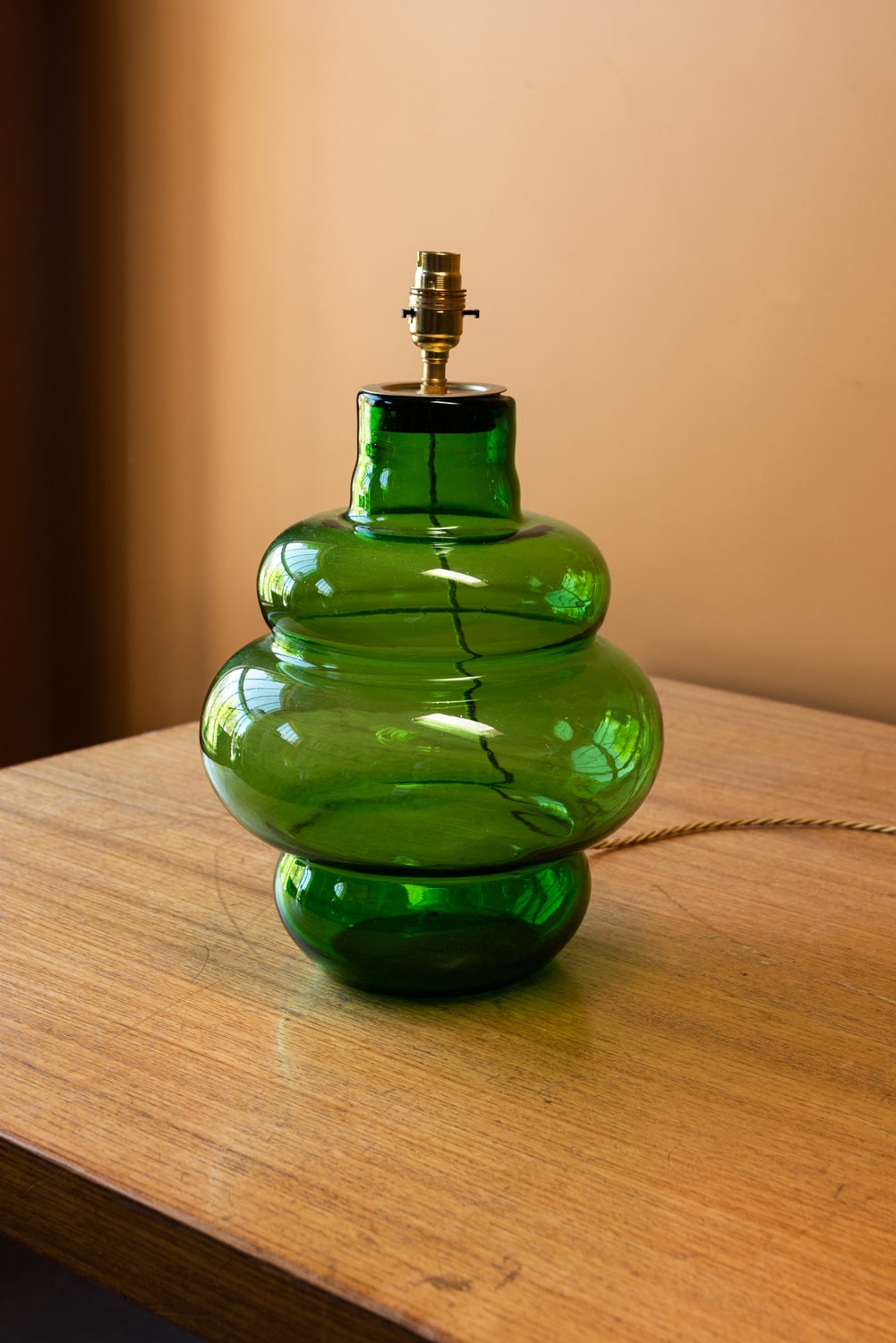Green Blown Glass Lamps #9000 - Retrouvius