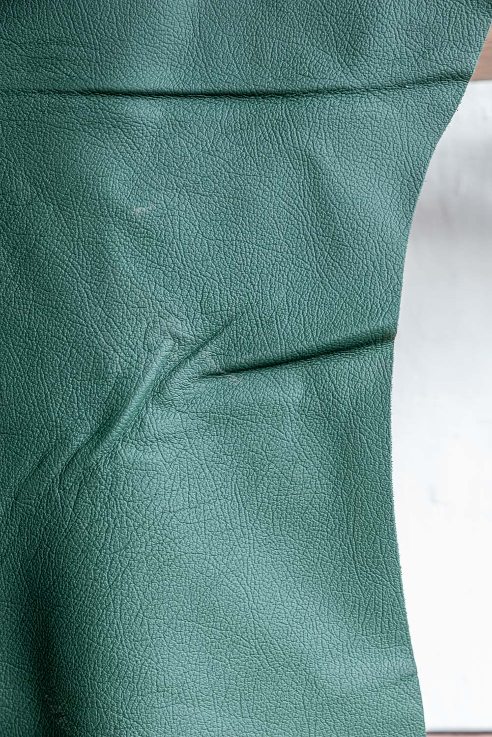 Green Leather Hides #8249 - Retrouvius