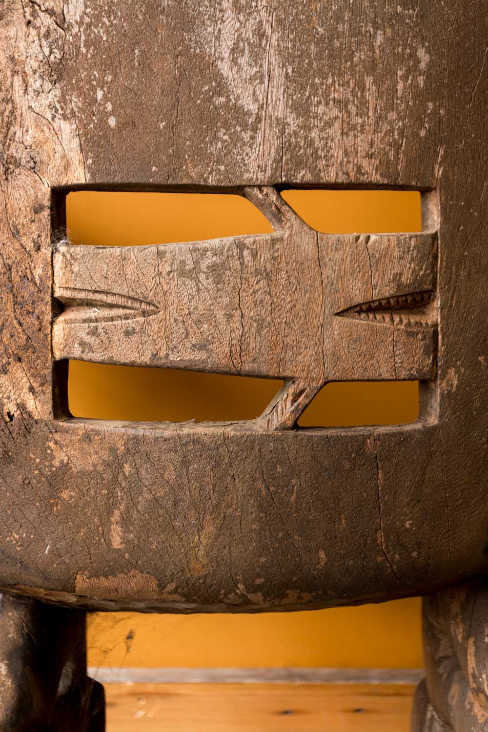 Hand-carved West African Tribal Throne #9594 - Retrouvius