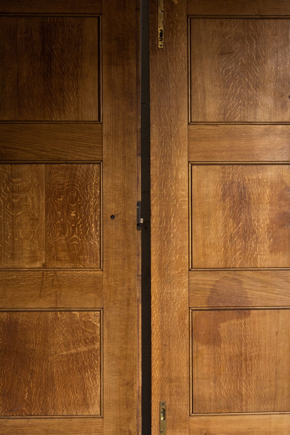 Pair of Large Oak Panelled Doors #8724 - Retrouvius