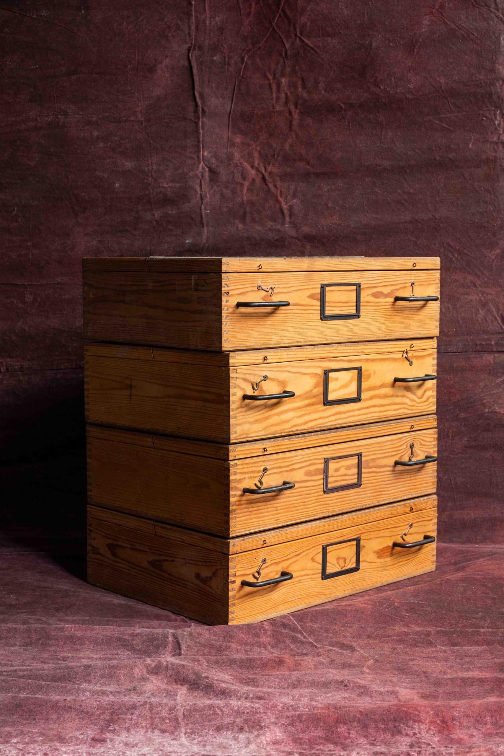 Large Pine Boxes #8773 - Retrouvius