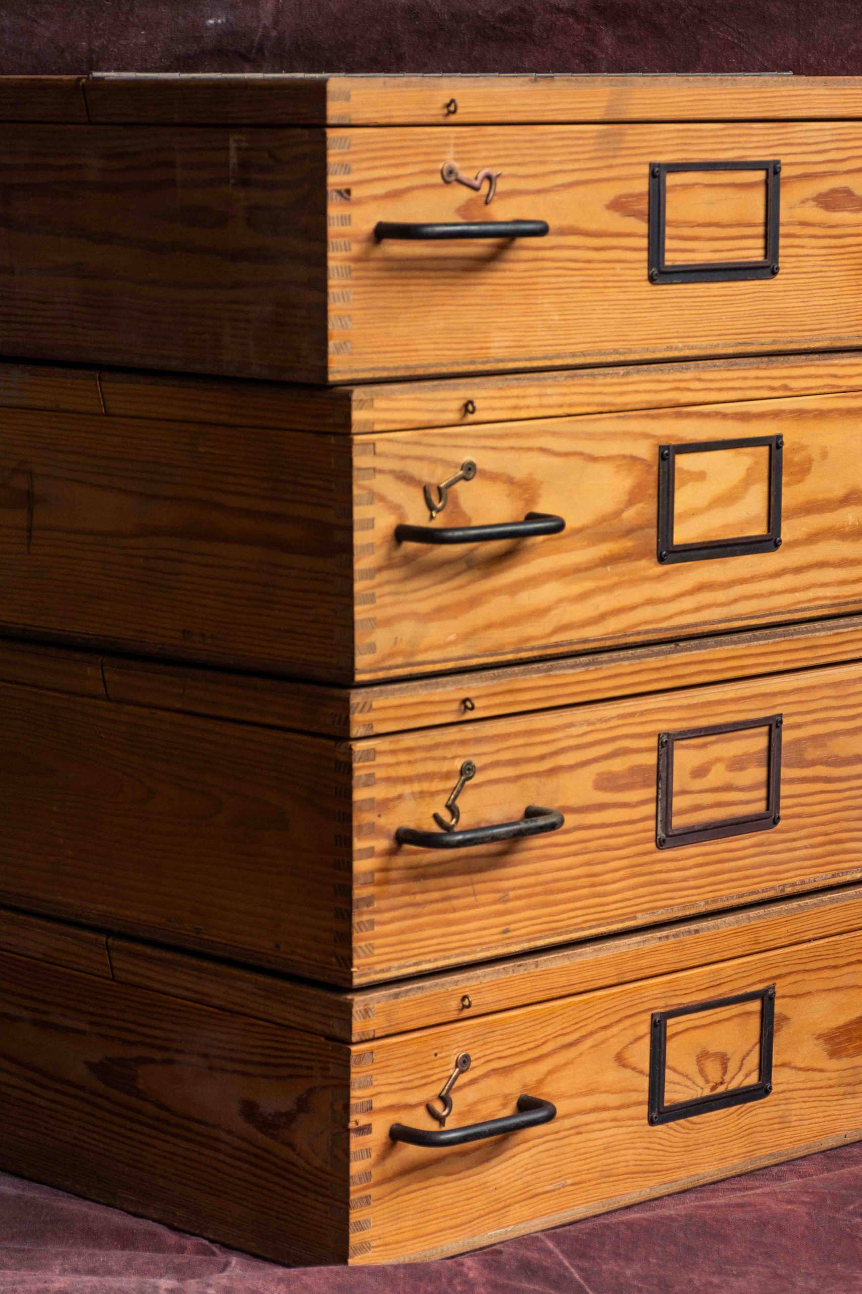 Large Pine Boxes #8773 - Retrouvius