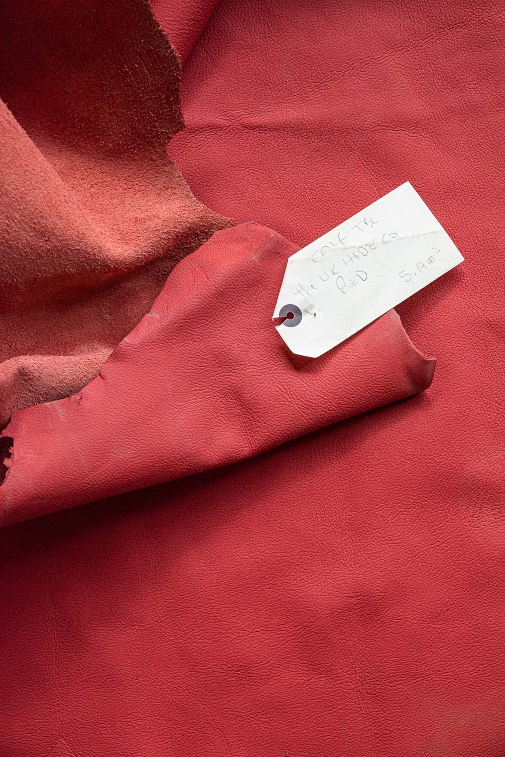 Leather Hides – Red Calf #6683 - Retrouvius