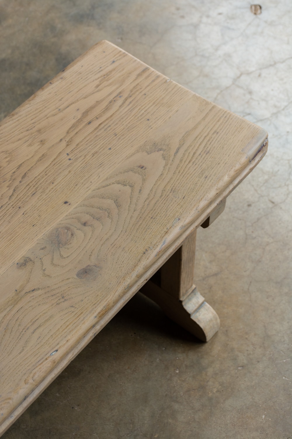 Limed Oak Refectory Table #6999 - Retrouvius