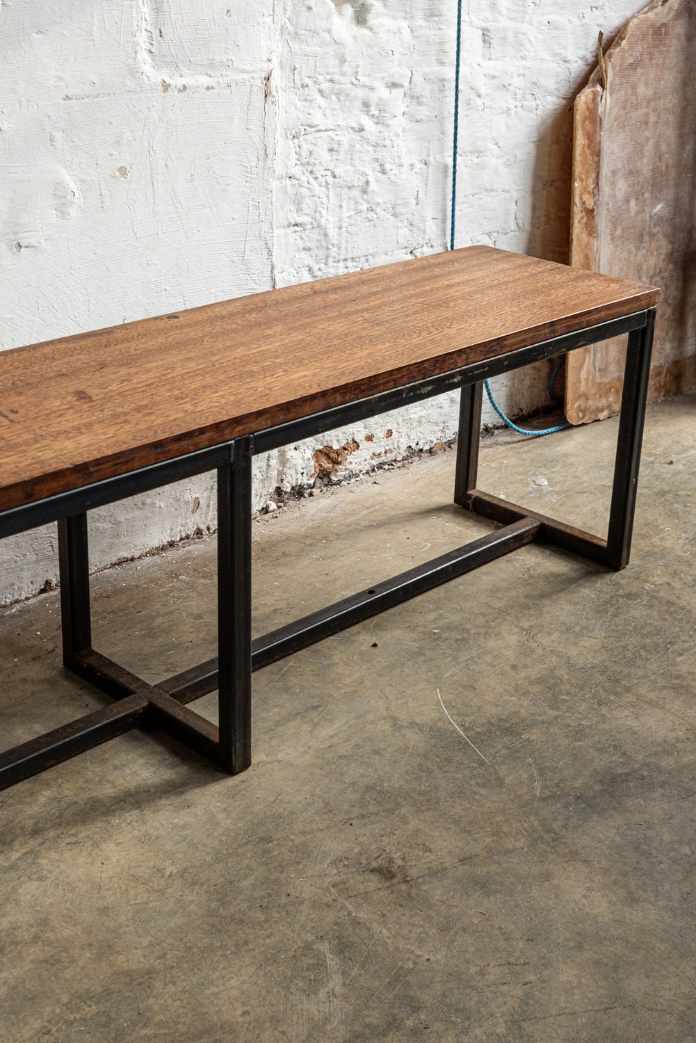 Long Iroko Bench #8557 - Retrouvius