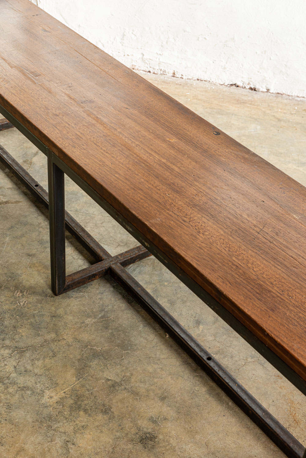Long Iroko Bench #8557 - Retrouvius