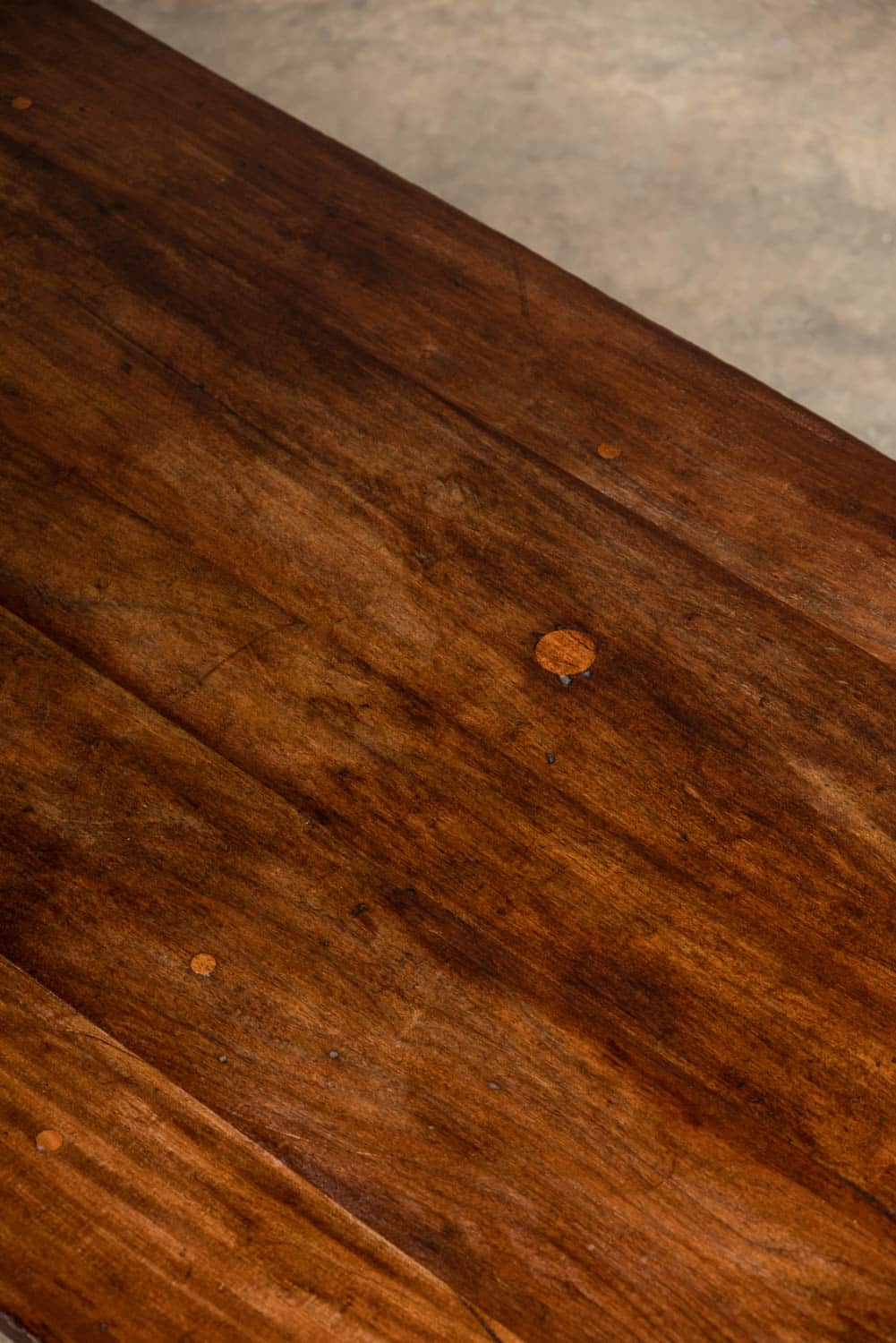Long Reclaimed Iroko Tables #1273 - Retrouvius