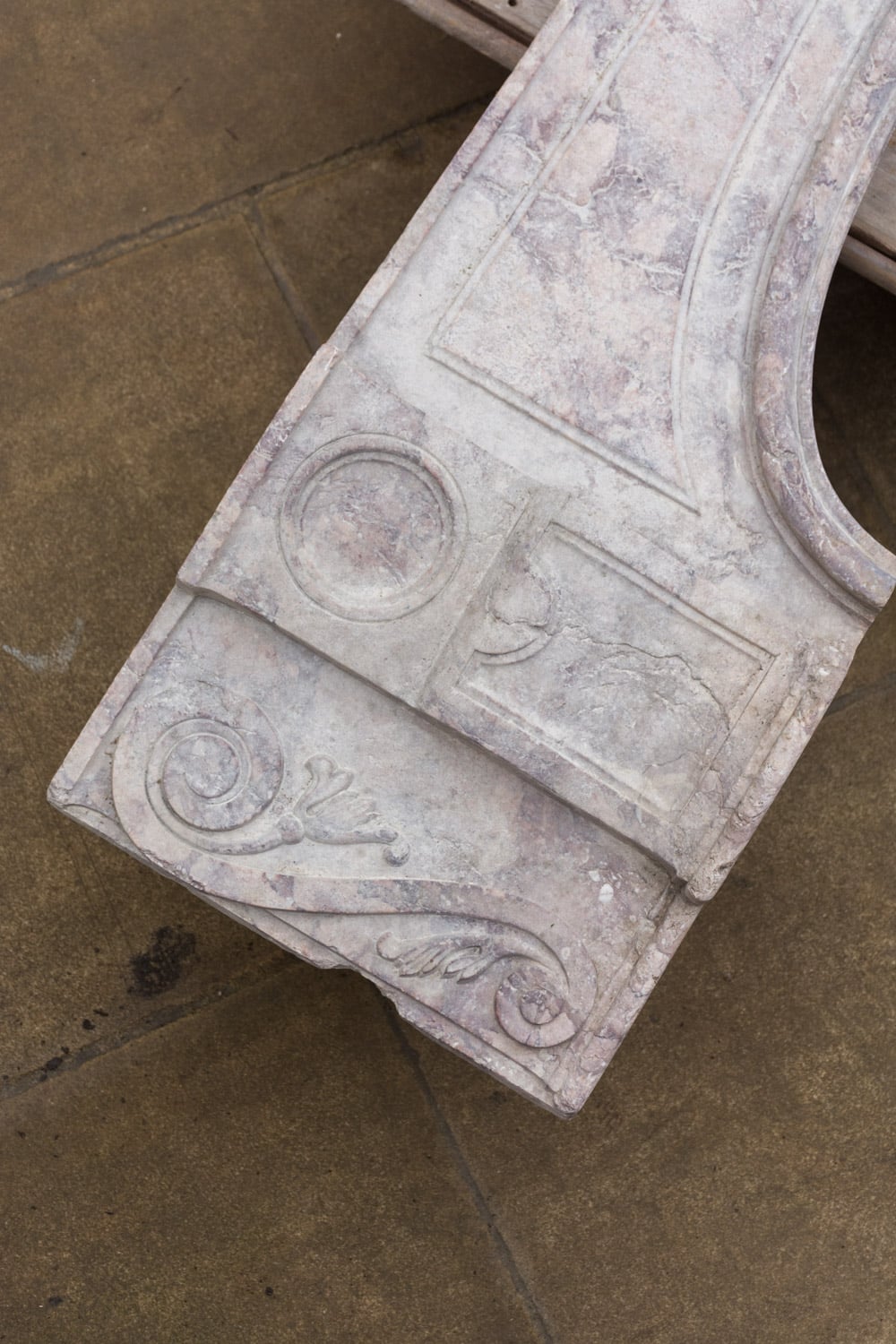 Marble Fireplace Lintel #4516 - Retrouvius